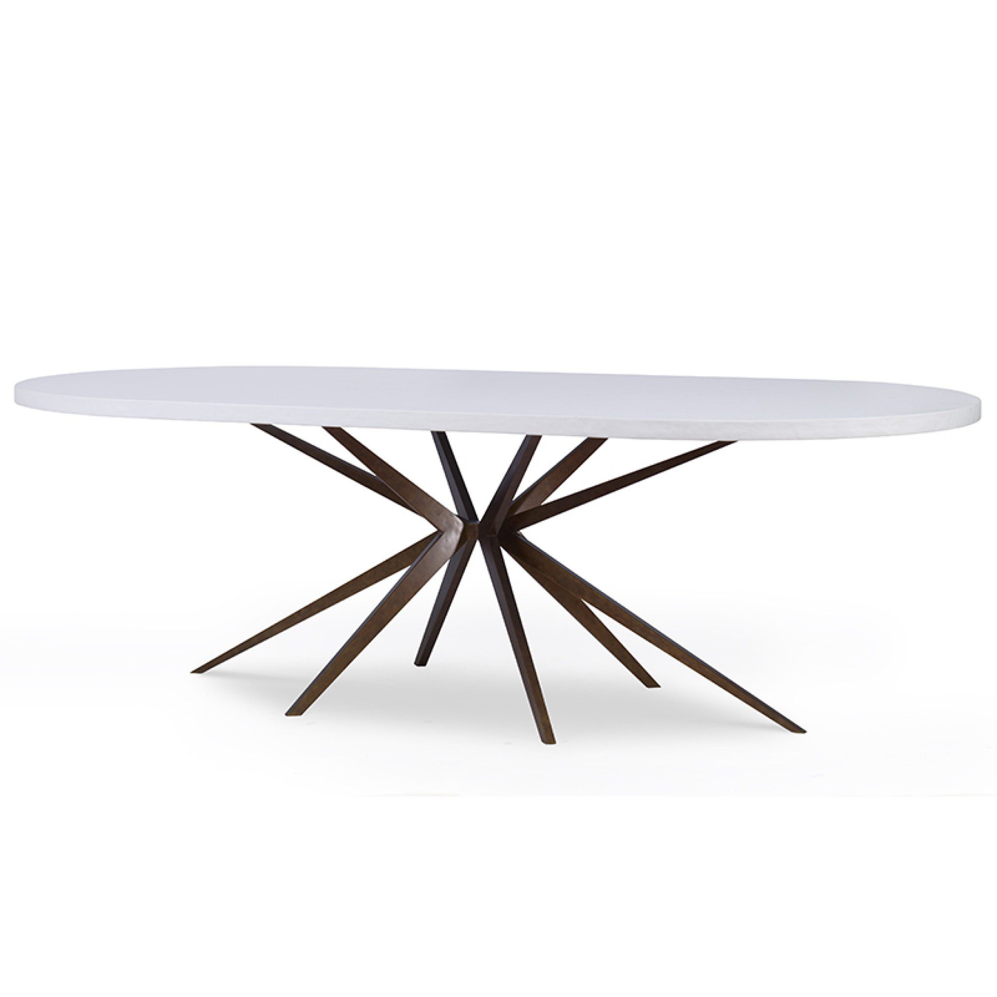 Atlantis Oval Dining Table Base Only - Mr Brown London