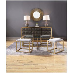 Rialto Ottoman - Mr Brown London